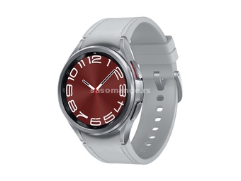 SAMSUNG Watch6 Classic 43mm BT SILVER (čelik/eko-koža) SM-R950-NZS