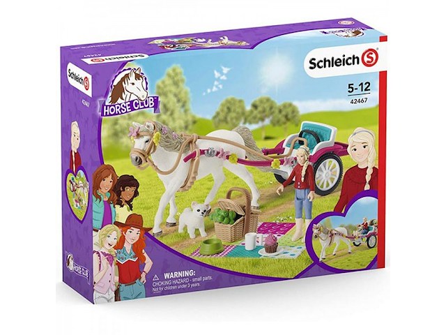 Schleich Horse Club figure - Kočija za paradu 42467