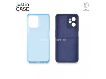 JUST IN CASE 2u1 Extra case MIX paket PLAVI za Realme C35