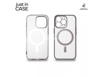 JUST IN CASE 2u1 Extra case MAG MIX paket SREBRNI za iPhone 13 Pro