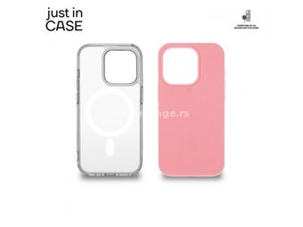 JUST IN CASE 2u1 Extra case MAG MIX PLUS paket PINK za iPhone 15 Pro (MAGPL113PK)