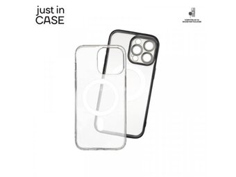 JUST IN CASE 2u1 Extra case MAG MIX paket CRNI za iPhone 15 Pro Max