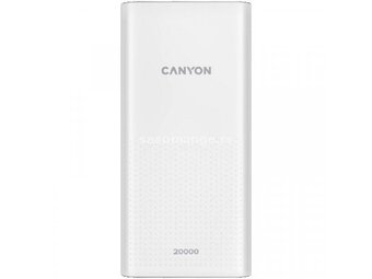 CANYON PB-2001 power bank 20000mAh Li-poly battery, ( CNE-CPB2001W )