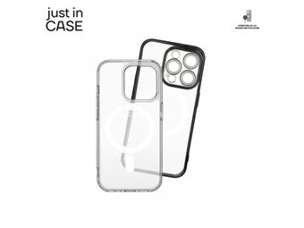 JUST IN CASE 2u1 Extra case MAG MIX paket CRNI za iPhone 15 Pro