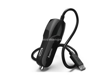 HAMA Auto punjač micro USB 1A (Crna) - 00173671