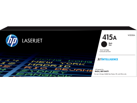 HP 415A Black Original LaserJet Toner Cartridge, W2030A