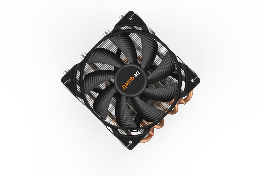 SHADOW ROCK LP, Featuring four 6mm heat pipes, a Pure Wings 2 120mm PWM fan, 130W TDP cooling capacity