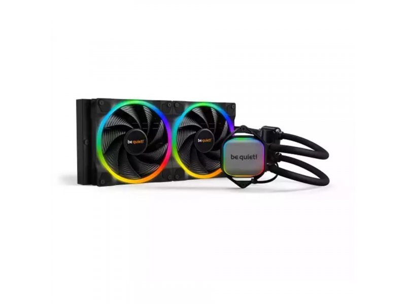 PURE LOOP 2 FX, 280mm [with LGA-1700 Mounting Kit], Doubly decoupled pump, Very quiet Pure Wings 2 PWM fans 140mm, Unmistakable design with ARGB LED and aluminum-style, Intel and AMD