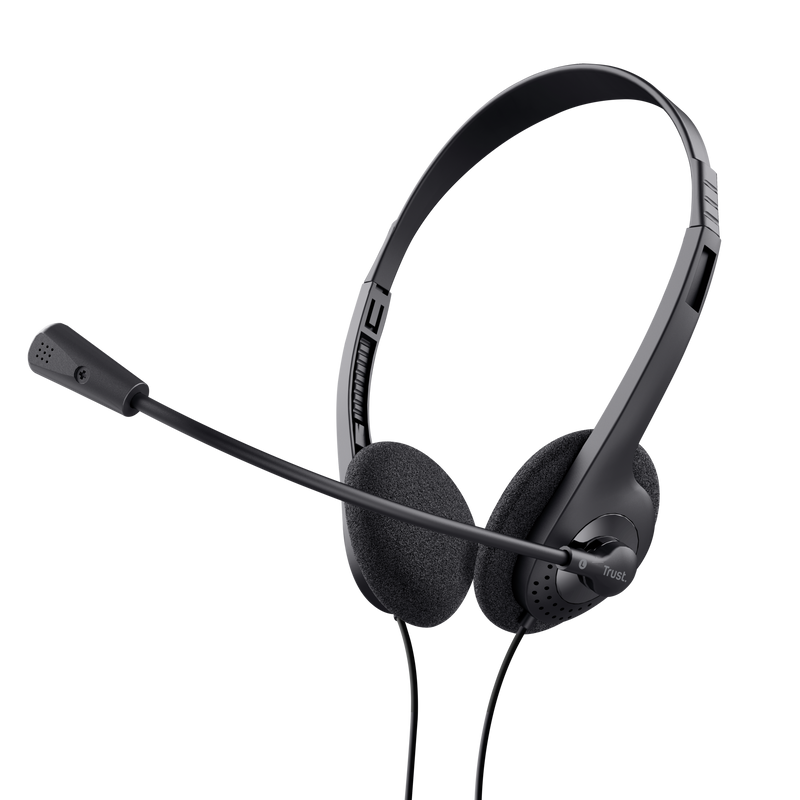 Trust Slušalice TRUST Primo Chat Headset žične/3,5mm+2x3,5mm/crna