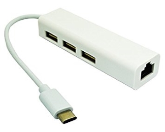 E-Green USB 3.1 tip C HUB (3 port USB 2.0 + 1port fast ethernet)