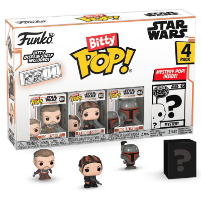 Funko POP! figurice - Pop Bitty, Star Wars Mandalorian Marshal, set 4
