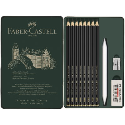 Pitt set - Faber Castell, Graphite matt, 1/11