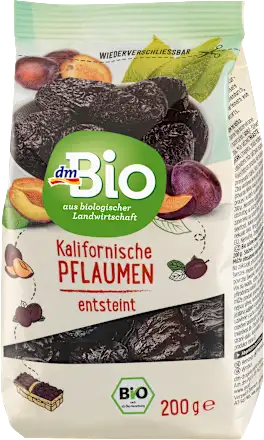 dmBio
Kalifornijske šljive bez koštica, sušene, 200 g