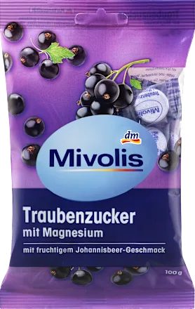 Mivolis
Bombone sa grožđanim šećerom i ukusom crne ribizle, 100 g
