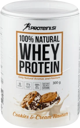 proteini.si
100% NATURAL WHEY PROTEIN - Čoko kremasti ukus, 300 g
Dodatak ishrani