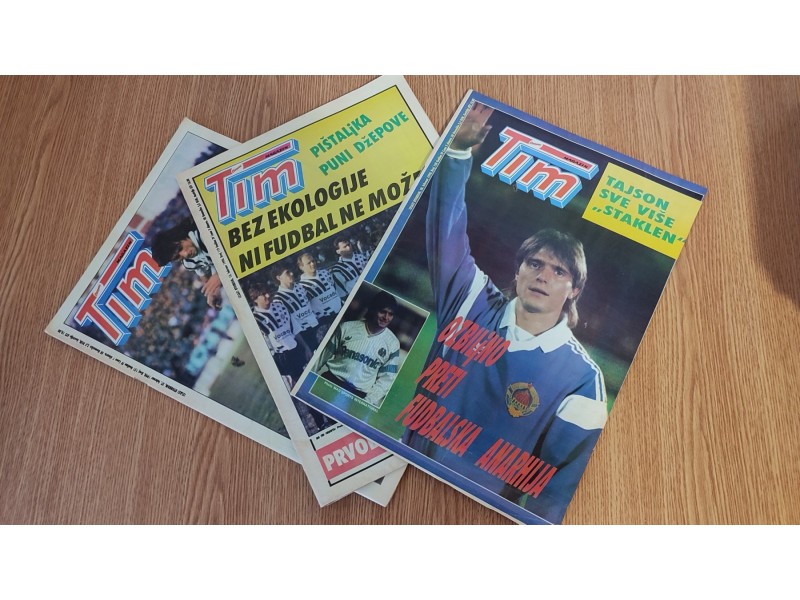 Tim Sport Magazin Lot 3 broja 1990.