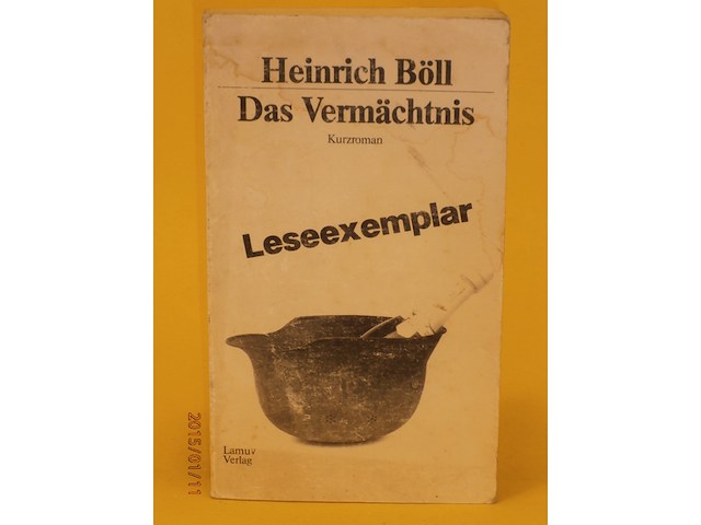 Das Vermächtnis, Heinrich Böll