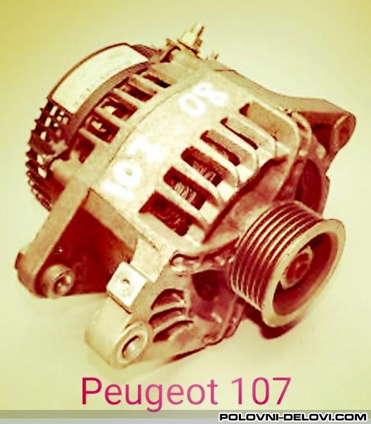 Peugeot 107 Alternator Elektrika I Paljenje