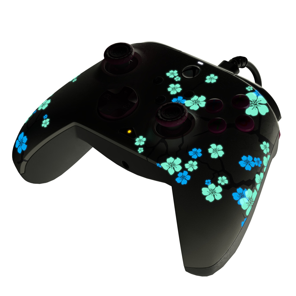 XBOX Wired Controller Rematch - Blossom Glow In The Dark