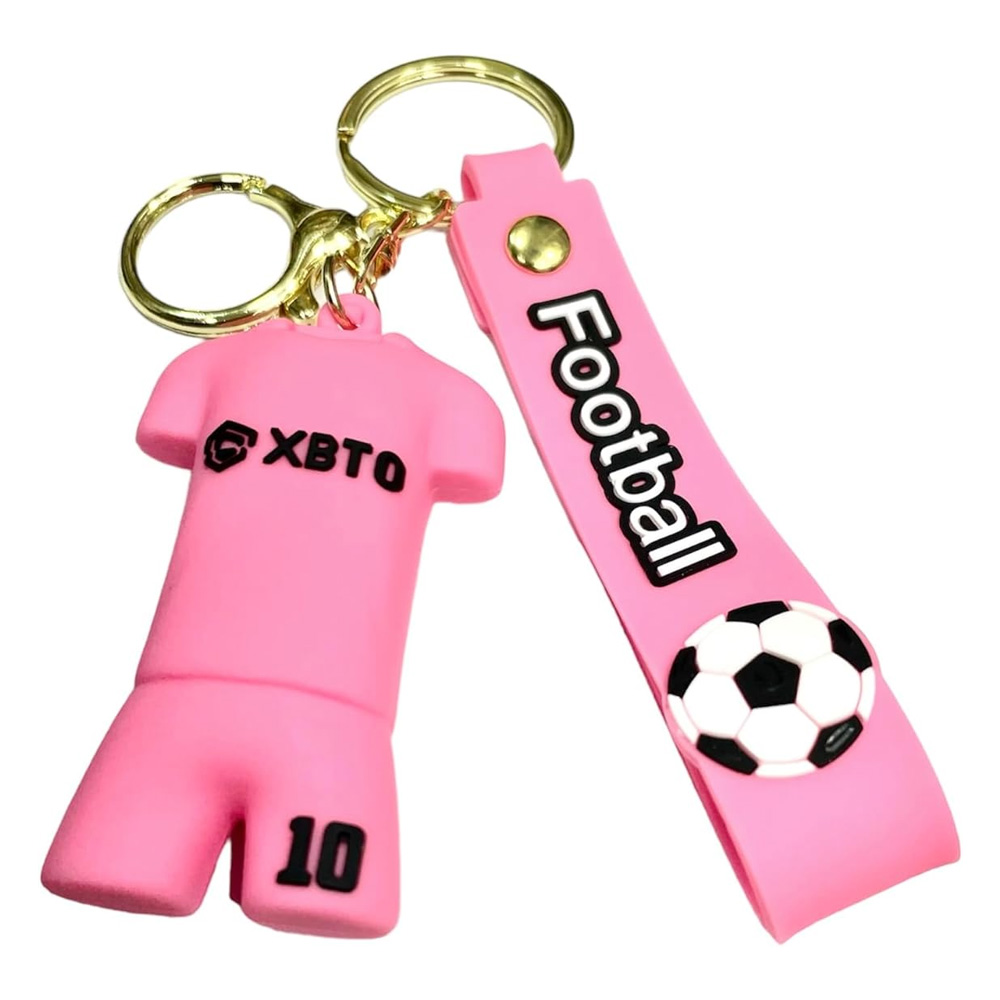 Footbal - Inter M Jersey Pink Keychain