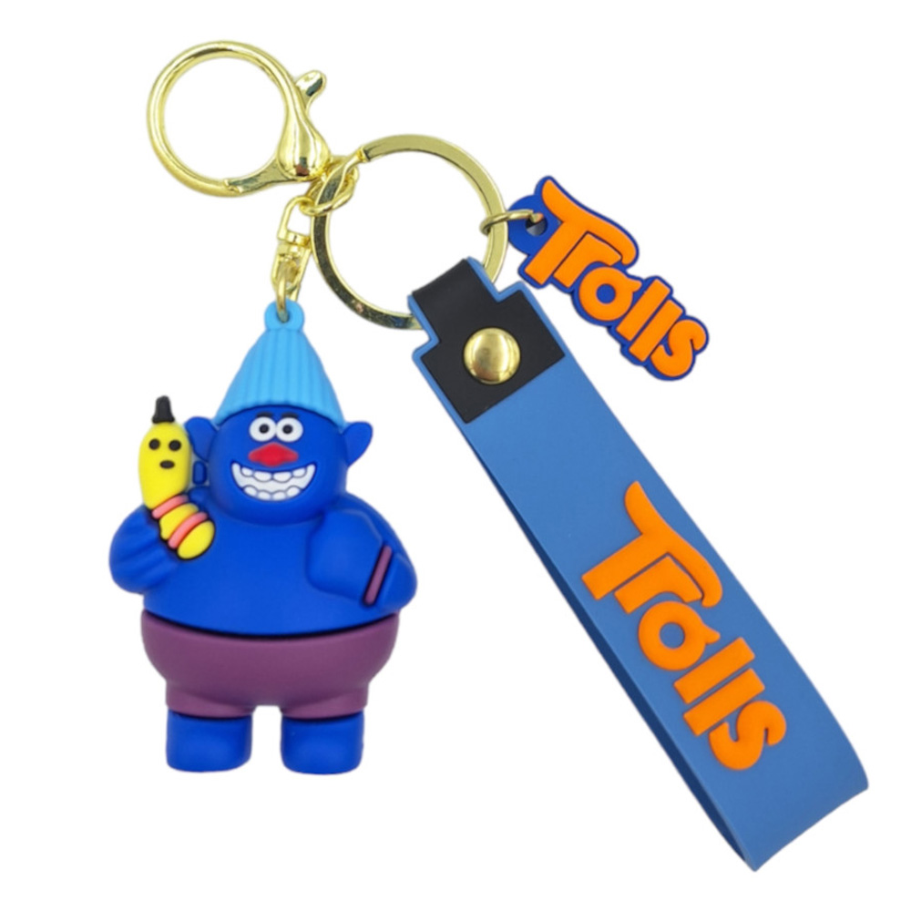 Trolls - Biggie (Blue) Keychain