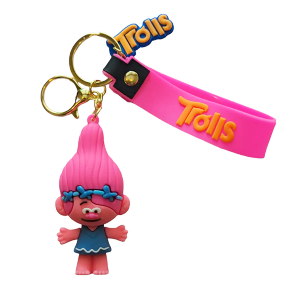 Trolls - Poppy (Pink) Keychain