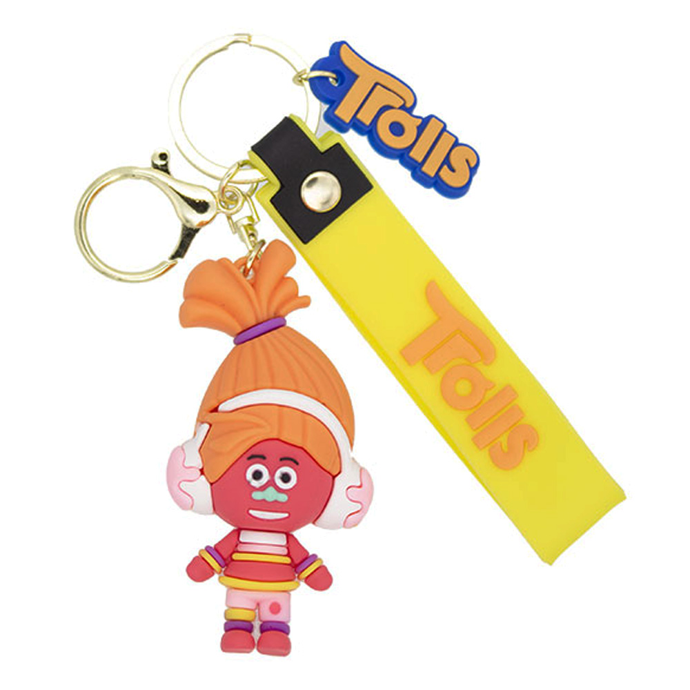 Trolls - DJ Suki (Orange) Keychain