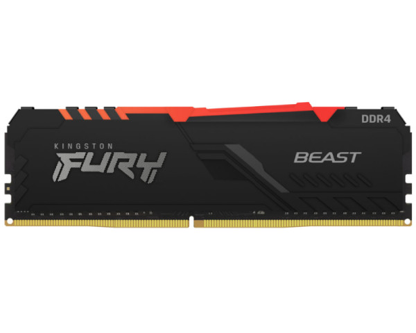 KINGSTON DIMM DDR4 16GB (2X8GB KIT) 3200MTS KF432C16BB2AK216 FURY BEAST RGB