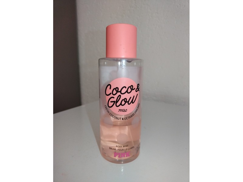 Victoria s secret coco glow pink mist 250ml original