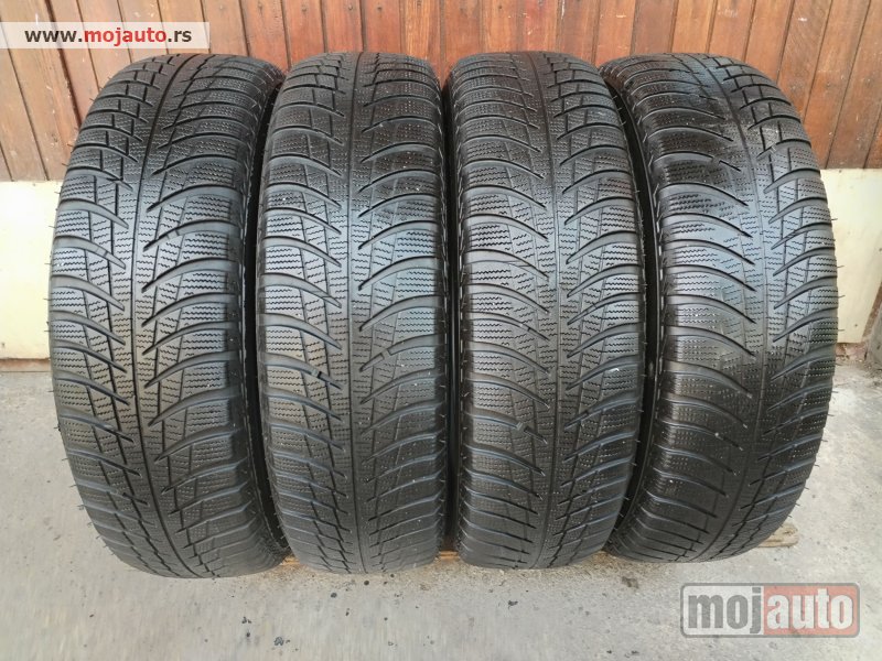 2664. Gume BRIDGESTONE 17-ice, ZIMSKE 215/65, Šara 5,5 mm, DOT 3517