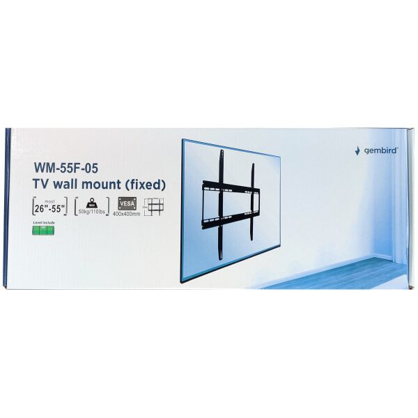 WM-55F-05 ** Gembird fixni VESA max. 40-40cm 18-46 max.50kg (319)