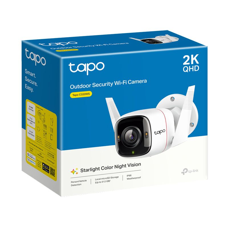 TP-LINK Tapo C320WS Outdoor Security Wi-Fi Camera