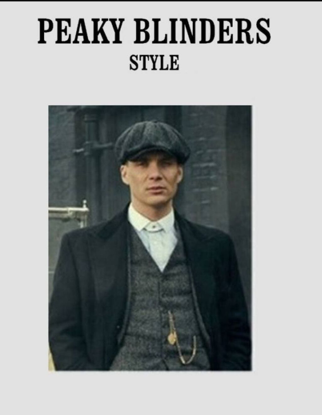 Muški kačket kao Peaky Blinders stil obim 58-62cm NOVO Nov lep