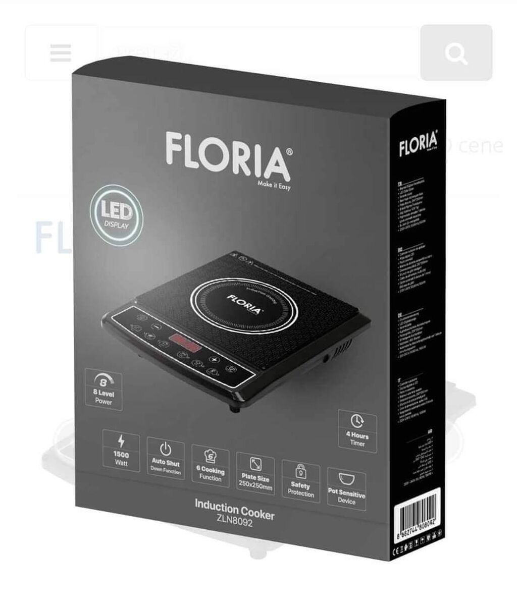 Floria indukcioni rešo 1500 W - ZLN8092 Floria indukcioni rešo