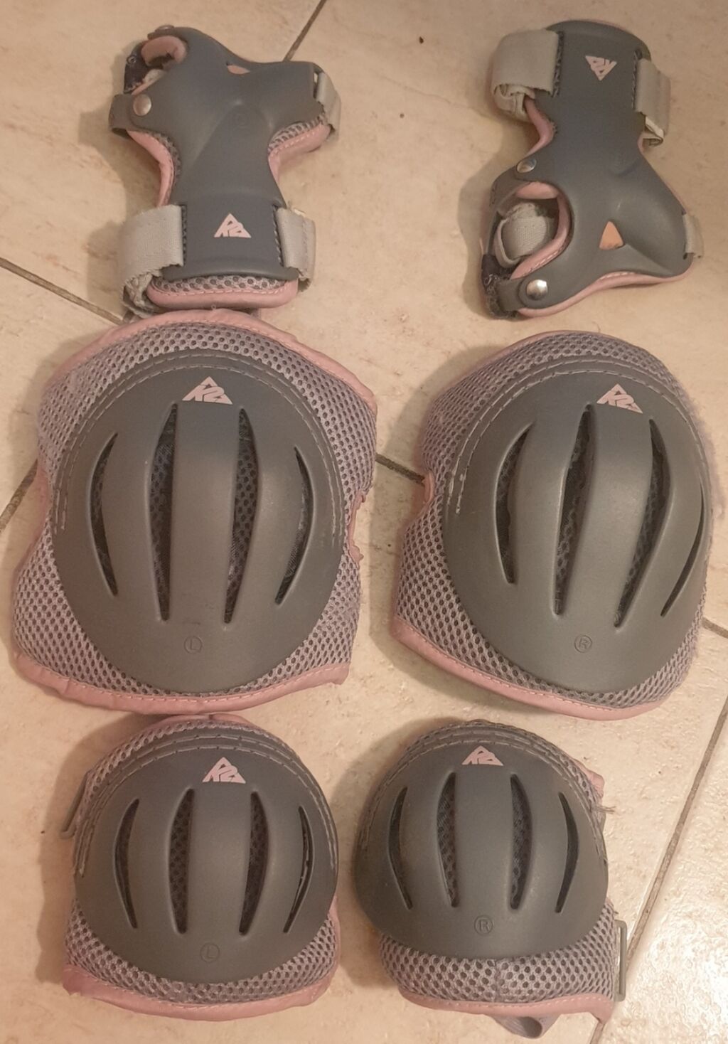 Odlični stitnici K2 sport pad set, 6 komada. Za kolena, laktove