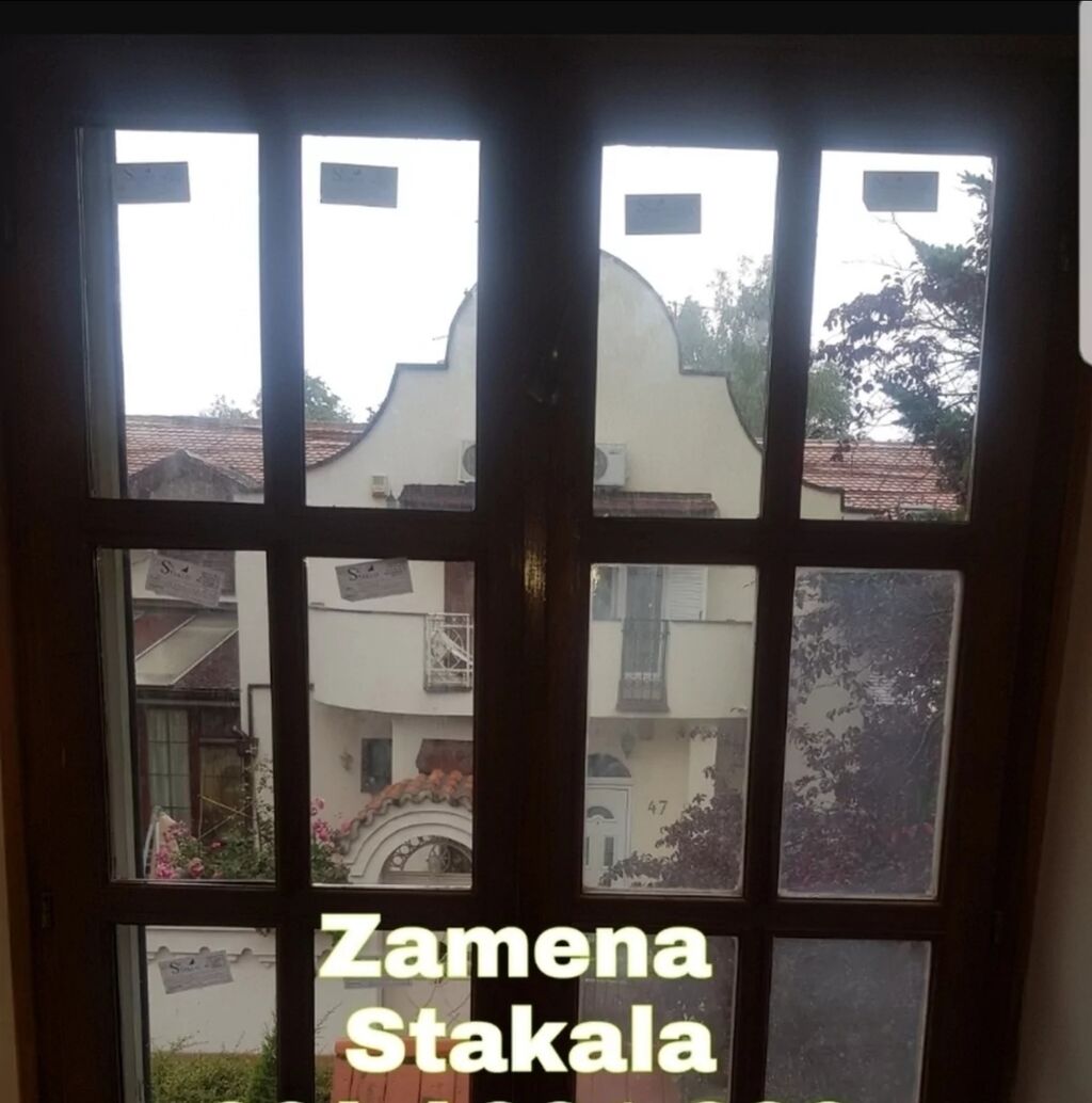 Zamena stakala obična termopan reljefna peskirana mat procena tačne