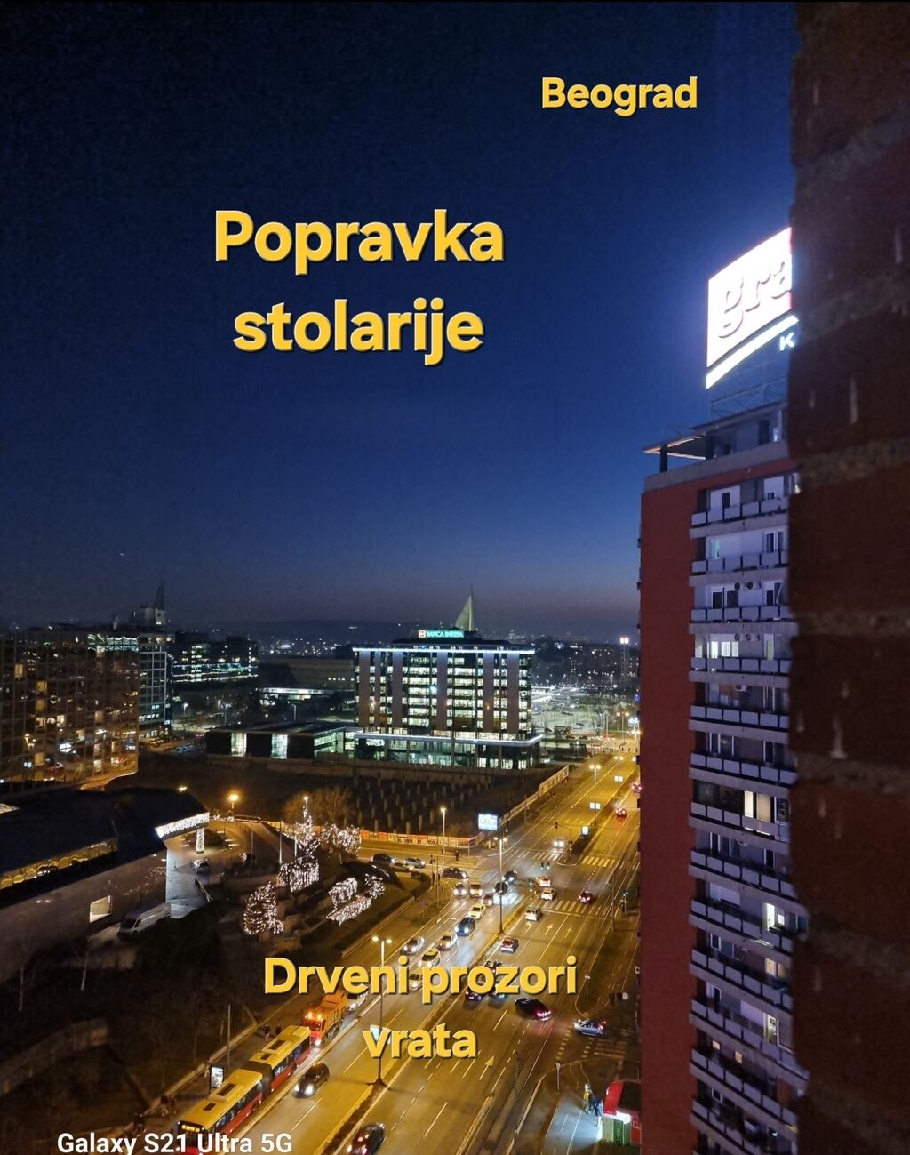 Popravka drvenih prozora i vrata balkon vrata Zamena mehanizama šarki