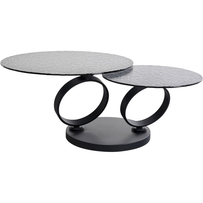 Coffee Table Beverly Bubble Black 133x