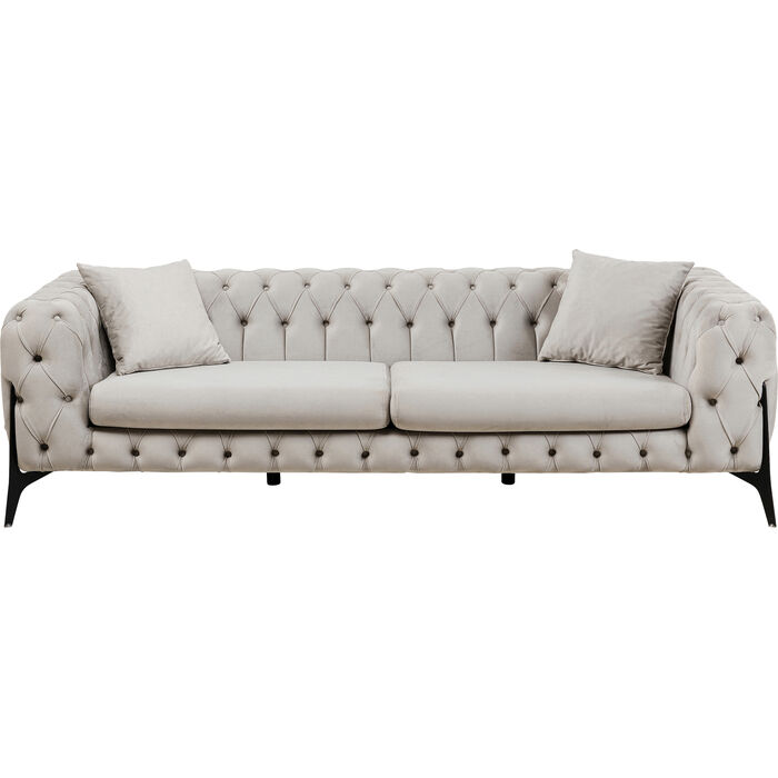 Sofa Bellissima 3-Seater Velvet Taupe