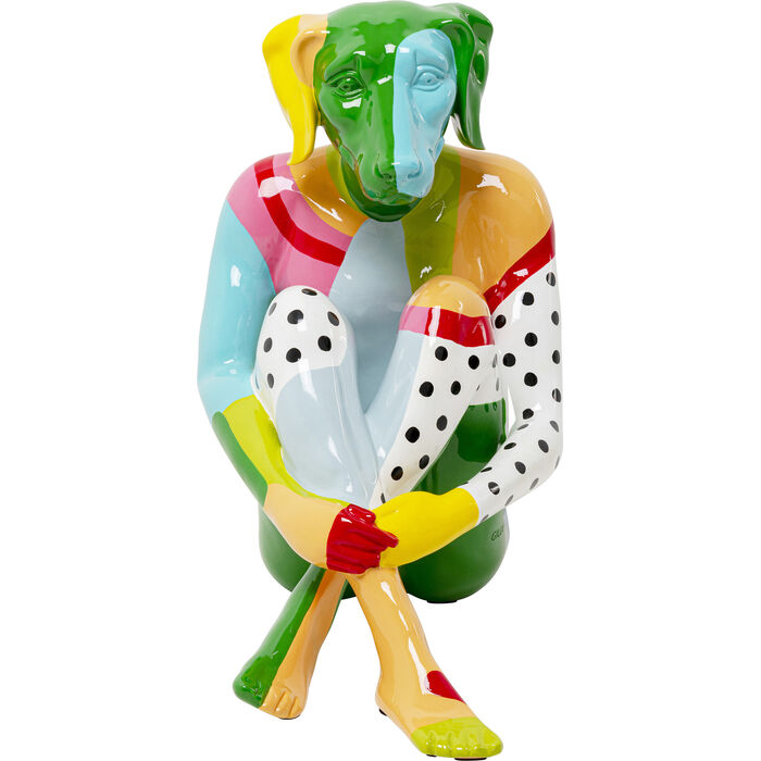 Deco Figurine Gangster Dog Colore 80cm