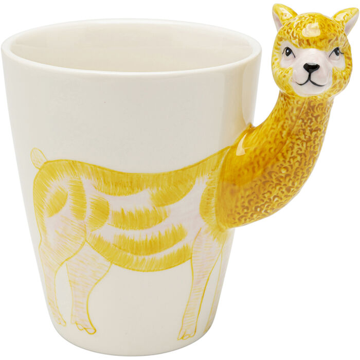 Mug Funny Animal Alpaca 12cm