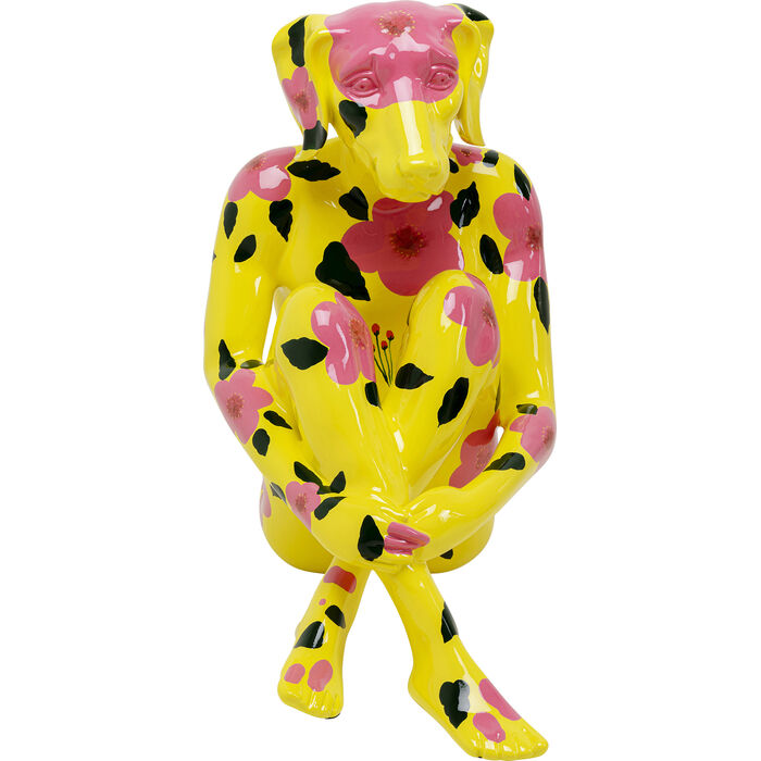 Deco Figurine Gangster Dog Yellow 80cm