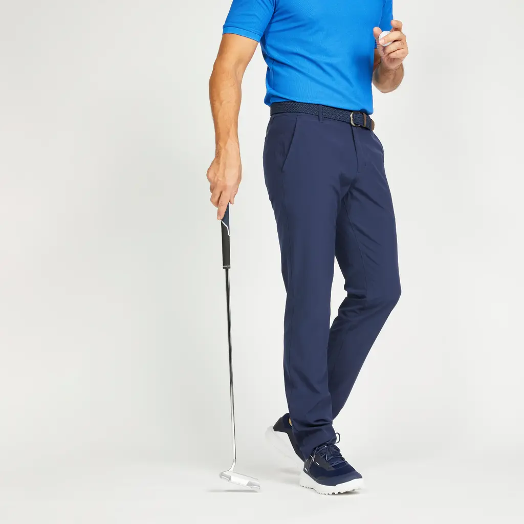 PANTALONE ZA GOLF WW 500 MUŠKE TEGET