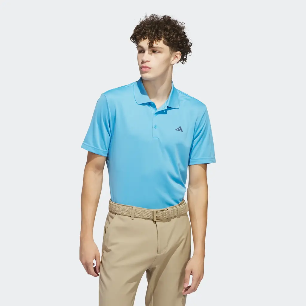 POLO MAJICA ZA GOLF ADIDAS MUŠKA KRATKIH RUKAVA - NEBESKO PLAVA