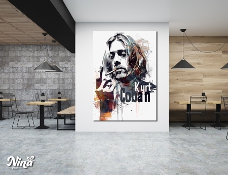 Slika na platnu Kurt Cobain PL073