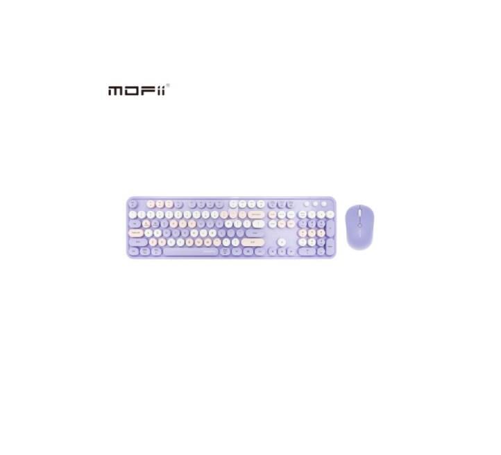 Mofii Komplet tastatura i miš Sweet DM Retro SMK-623M5DMPR - Ljubičasti