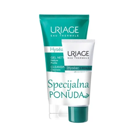 Uriage hyseac 3-regul+ krema 40 ml + gel za pranje 150 ml specijalna ponuda