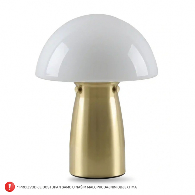 RL STONA LAMPA HN2456-CU/W BRASS + WHITE