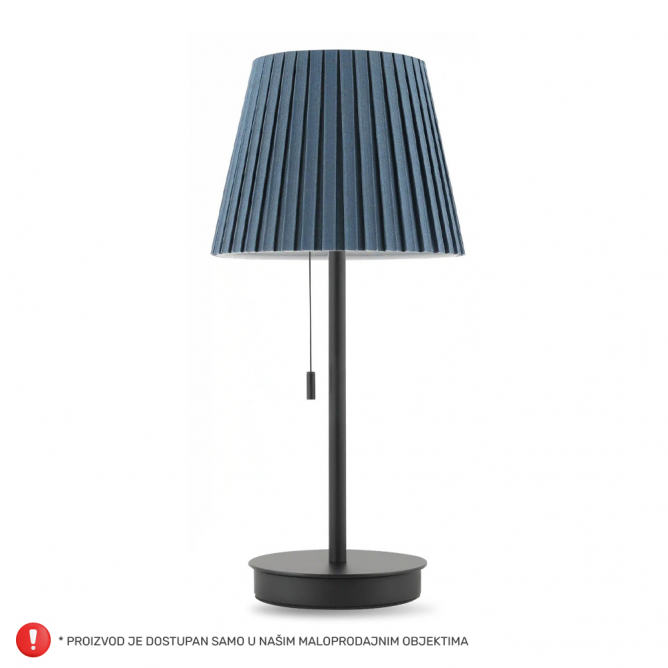 RL STONA LAMPA HN2432B-B-GRY MATT BLACK + GREY BLUE