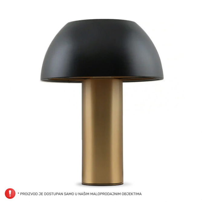 RL STONA LAMPA HN2575-CU/G MATT BLACK + BRASS + GOLDEN